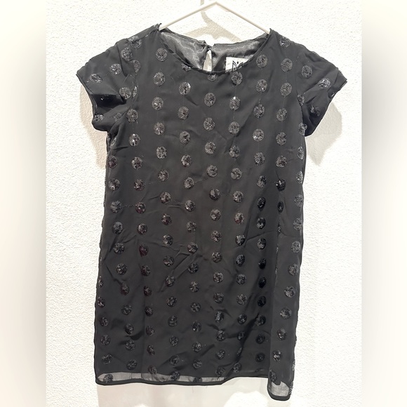 Milly Minis | Dresses | Milly Minis Sequined Polka Dot Dress | Poshmark